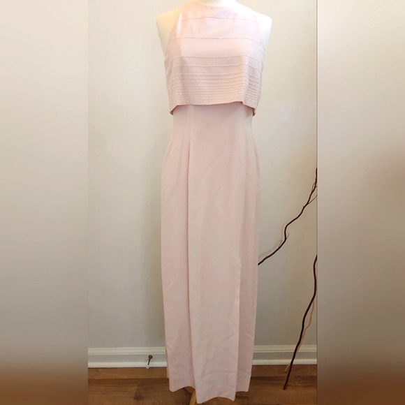 Rimini | Dresses | Vintage Rimini Soft Pink Long Beaded Formal Prom ...